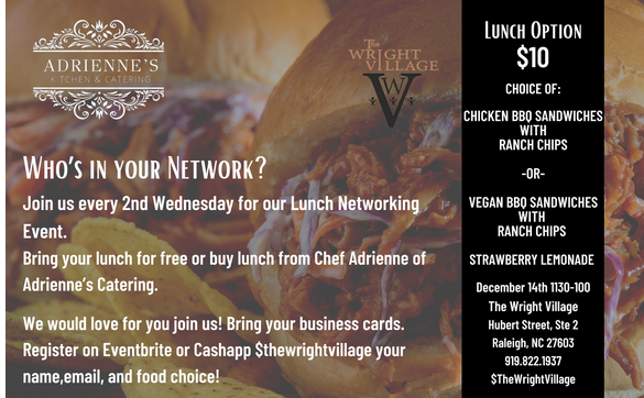 Lunch Networking Event by The Wright Village in Raleigh, NC - Alignable
