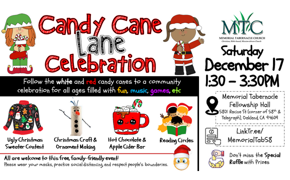 Candy Cane Lane Celebration by Memorial Tabernacle Church (CHSC) in ...