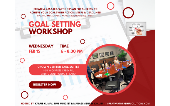 GOAL SETTING WORKSHOP: Create a SMART 'Action Plan for Success' to ...