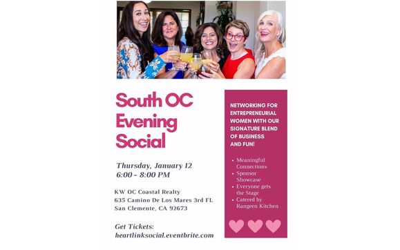 Heart Link Network Worldwide - South OC Evening Networking Social
