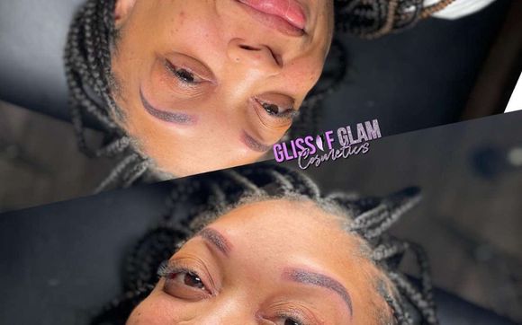 Ombré brows by Gliss of Glam in Fayetteville, NC - Alignable Ombré brows by Gliss of Glam in Fayetteville, NC - Alignable