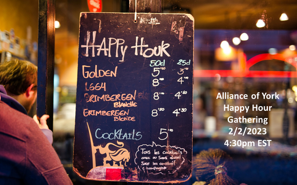 Alliance of York Happy Hour Gathering