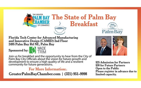 The State of Palm Bay Breakfast by Greater Palm Bay Chamber of Commerce ...
