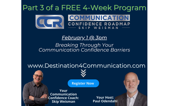 Communication Confidence Roadmap Week 3