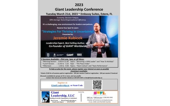 2023 Giant Leadership Conference by Giant Leadership, LLC in Fort Myers ...