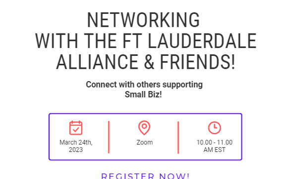 Networking with the Alignable Alliance of Fort Lauderdale & Friends!