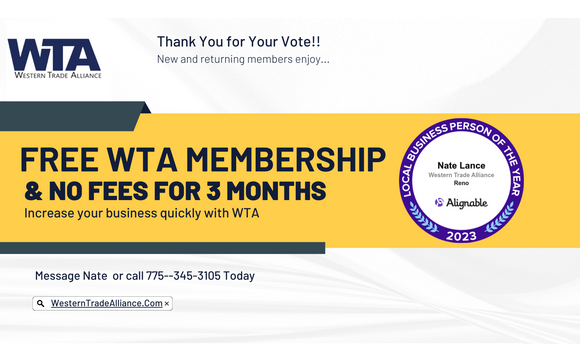 WTA Founder Nate Lance Voted Local Business Person 2023 by Western ...