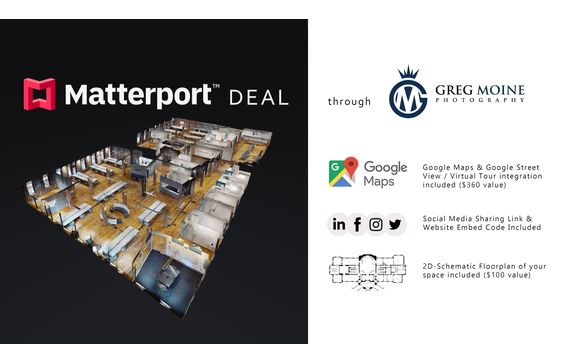Special Virtual Tour/Matterport offer (free Google integration, floorplan, and embeds) by Greg ...