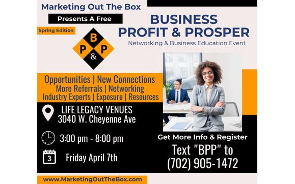 FREE PROFIT & PROSPER NETWORKING BUSINESS EVENT by Marketing Out The ...