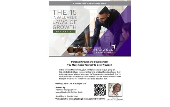 5 week Personal Growth and Development Course by J.Sanchez-Young, LCSW ...