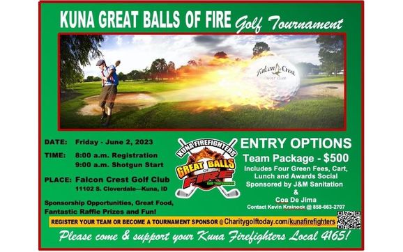 KFD Golf Tournament by Kuna Fire District Station 1 in Kuna, ID - Alignable