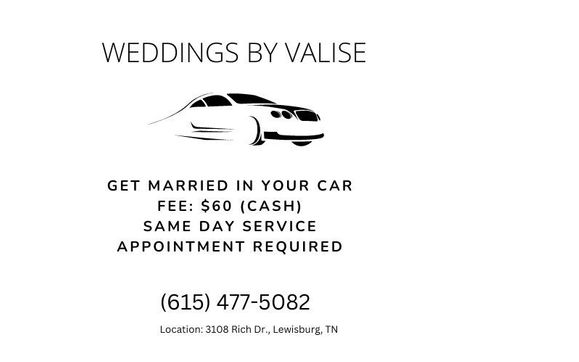 Vegas Ceremony-Get married in your car! by Valise Jackson, Wedding ...