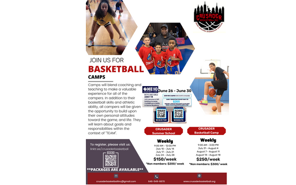 Crusader basketball summer programs by Crusader Basketball Inc. in New ...