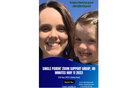 Single Parent Zoom Support Group, 40 minutes May 11 2023 by Anna Grace ...