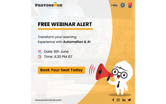 transform your old learning experience using automation and AI. by Protonshub Technologies in ...