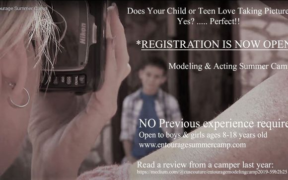 Modeling & Acting Summer Camp by Entourage Model and Talent Agency in ...