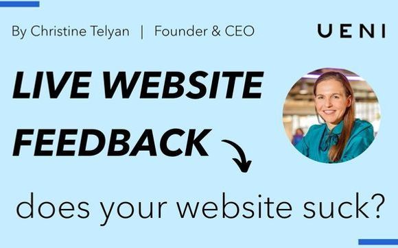 Get Expert Help On Your Website Live Website Teardowns By Ueni