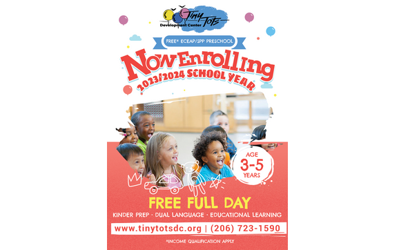 Free Preschool by Tiny Tots Development Center in Seattle, WA - Alignable