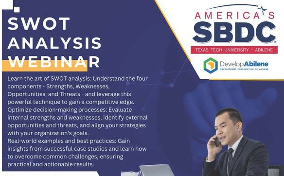 SWOT Analysis Webinar by America's Small Business Development Center ...
