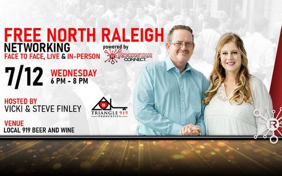 Free North Raleigh Rockstar Connect Networking Event (July) by Rockstar ...