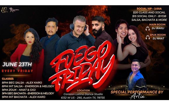 FUEGO FRIDAY by Corazon Latino in Austin, TX - Alignable