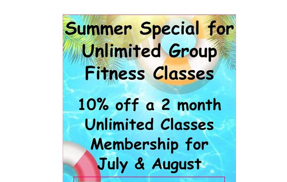 10% off a 2 month unlimited classes membership for July & Aug 2023 by ...
