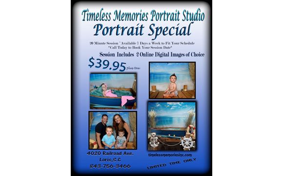 Summer Fun Studio Portraits by Timeless Memories Inc in Loris Area ...