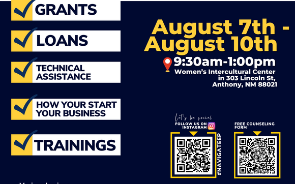 SBA National Community Navigator Pilot Program El Paso by The Women's ...