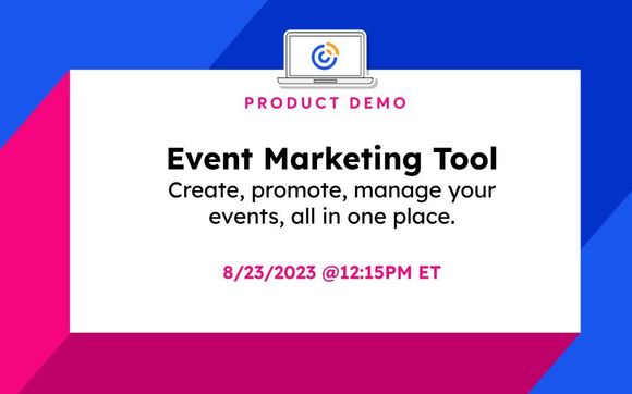 Event Marketing Tool - Product Demo