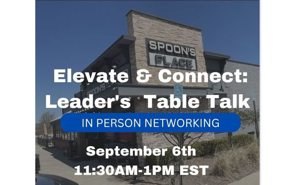 ELEVATE &. CONNECT :Leader's Table Talk