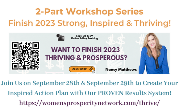 2-Part Workshop Series - Finish 2023 Strong, Inspired & Thriving! by ...