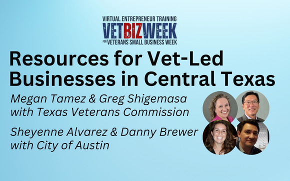 Resources for Vet-Led Businesses in Central Texas