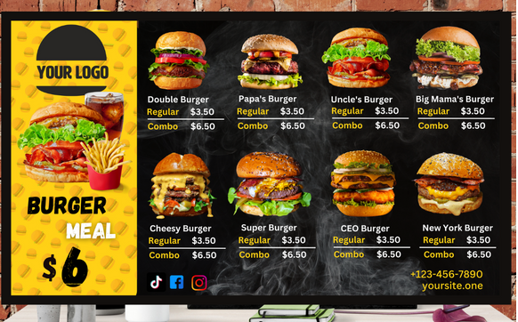 Digital Menu Boards / TV Menus by The Order Guys in Edmonton, AB ...