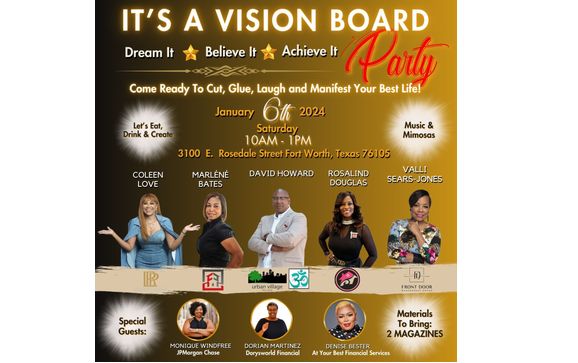Vision Board Party by One Trust Partners Collective in Fort Worth, TX ...