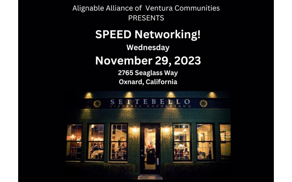 SPEED Networking Event in Oxnard at The Collection! by New Coaching ...