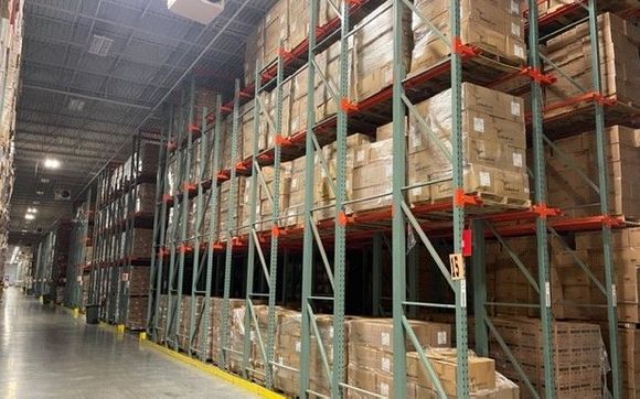 Year End Liquidation Used Teardrop Pallet Racking Happy Holiday's to All by Warehouse Equipment ...