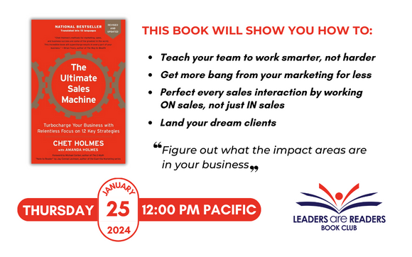JANUARY Readers Are Leaders Book Club - THE ULTIMATE SALES MACHINE