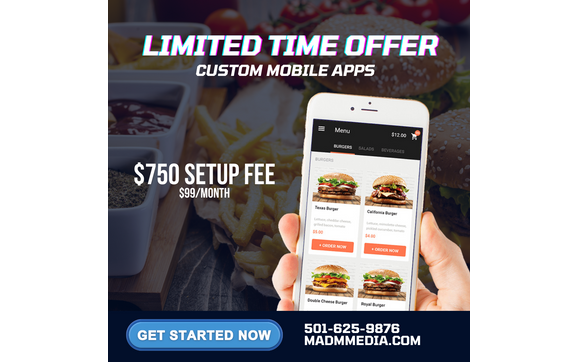 Limited Time Offer on Custom Mobile Apps by MADM Media + Marketing in ...