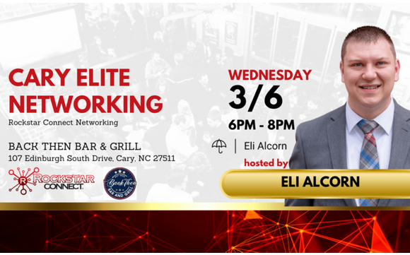 Free Cary Elite Rockstar Connect Networking Event (March) by Rockstar Connect in Raleigh, NC ...