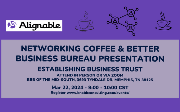 Networking Coffee & In-Person/Zoom Presentation: Establishing Business ...