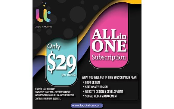 All In One Subscription Plan by Logo Tailors in Wilmington, DE - Alignable