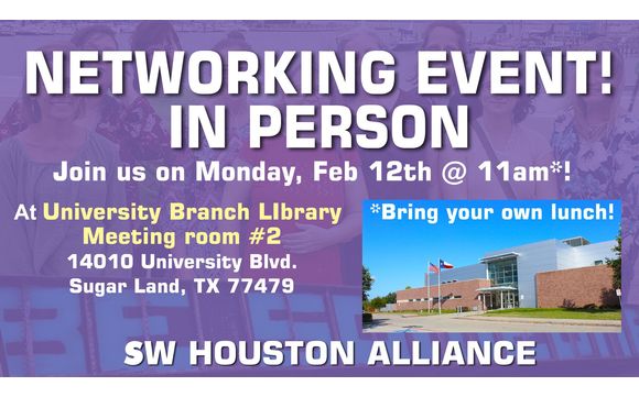 Free Local Networking Event in SW Houston
