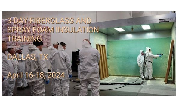 Fiberglass and Spray Foam Insulation Training by IDI Distributors in ...