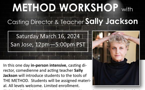 Method Acting Workshop with Sally Jackson by The Bay to LA Actors ...