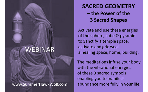 Sacred Geometry - the Power of the 3 Sacred Shapes WEBINAR by ...