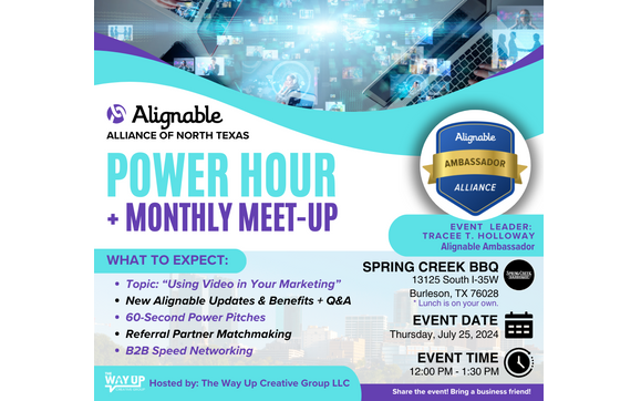 Monthly Power Hour & Alliance Meetup