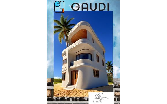Design of your dream house by Gaudi Technology USA Construction 3D Concrete Printers ...