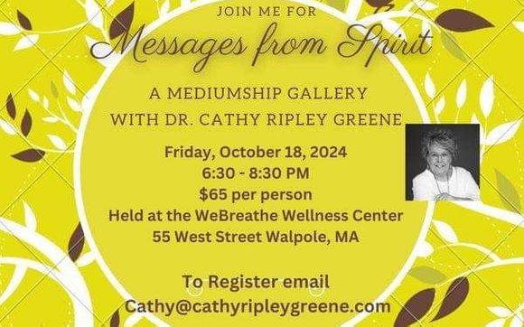 Messages from Spirit... A Mediumship Experience by Dr. Cathy Ripley ...