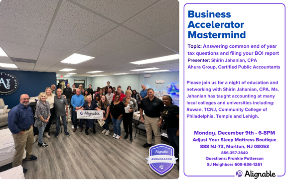 Business Accelerator Mastermind - Business Taxes 2024