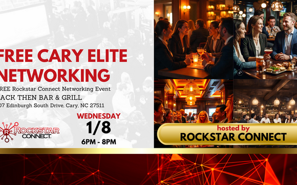 Free Cary Elite Rockstar Connect Networking Event (January) by Rockstar Connect in Raleigh, NC ...